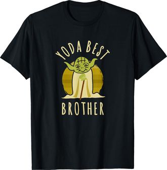 Star Wars Yoda Best Brother Cartoon Yoda T-Shirt