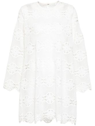 Bambah tunique Petra en crochet - Blanc