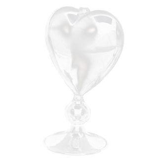 Lurrose Herzf&ouml;rmige Glas &ouml;llampe mit Kerosin Dekorative Petroleumlampe f&uuml;r Zuhause Romantisches Licht f&uuml;r Party B&uuml;ro und Gem&uuml;tliche Wohnatmosph&auml;re