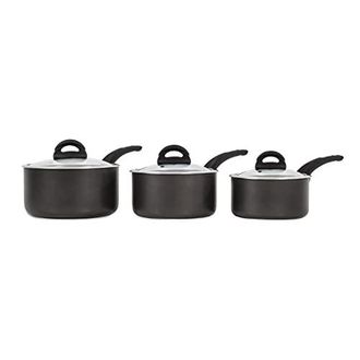Tower Home & Kitchen>Cooking & Dining>Cookware>Pots & Pans Pot Sets, Keramik, Graphit, 21 cm T80302 3 St&uuml;ck