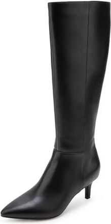 Aerosoles Bottes hautes Epic pour femme, Similicuir noir, 42 EU Large