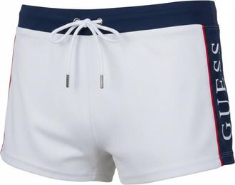 Guess Homme, Maillots de bain, Blanc, Taille: 2XL Sailors Boxer Swimshort