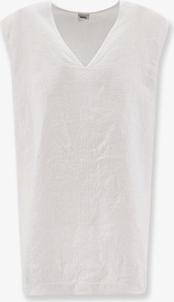 Aspesi Vissuto oversize linen top - ASPESI - gender_Woman
