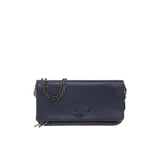 Zadig&Voltaire Rocky Schultertasche - - Bags - Damen - Blau - ONE SIZE