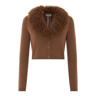 Twinset Cardigans - - Knitwear - Damen - Braun - S