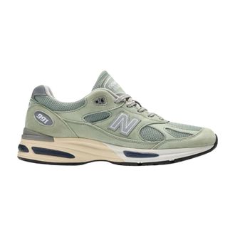New Balance Homme, Sport, Vert, Taille: 37 1/2 EU Made in UK 991v2 Baskets