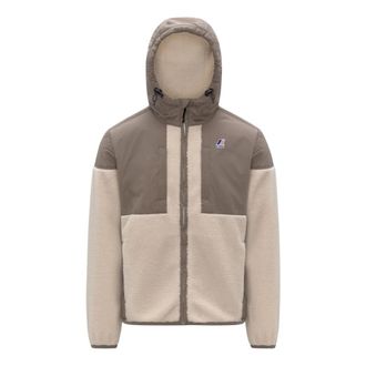 K-Way Kunstpelzmantel Orsetto-Stil - - Jackets - Herren - Beige - M