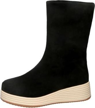 Generic Espadrilles compens&eacute;es &agrave; bout rond pour femme - Confortables - Chaussures de marche en plein air, Noir, 37.5 EU