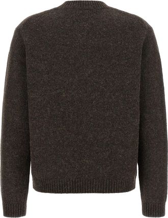 Maison Kitsun&eacute; Intarsia Dressed Fox Sweater - Brown