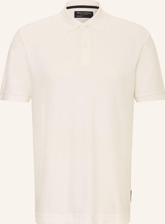 Marc O'Polo Marc Opolo Jersey-Poloshirt Regular Fit Mit Leinen weiss