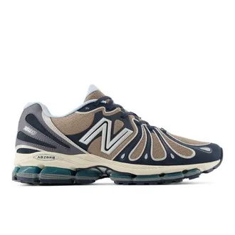 New Balance Unisexe Abzorb 1890 en Gris/Marron, Synth&eacute;tique, Taille 38.5