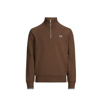 Fred Perry Sweatshirt col montant en coton
