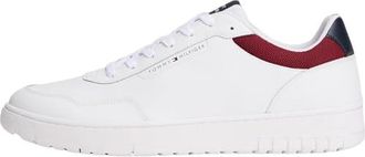 Tommy Hilfiger Baskets Cuvette Homme Basket Core Basses, Multicolore (RWB), 45