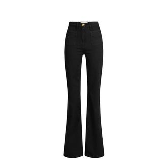 Elisabetta Franchi Damen, Jeans, Schwarzk, W25Gr&ouml;&szlig;e
