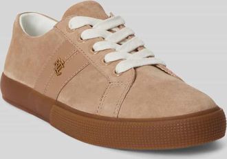 Lauren Ralph Lauren Sneaker aus echtem Veloursleder mit Logo-Detail