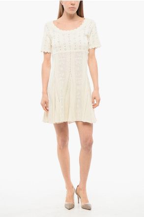 Viktor & Rolf TULLE Flared SPINNING Dress with Openwork Detail size Xs