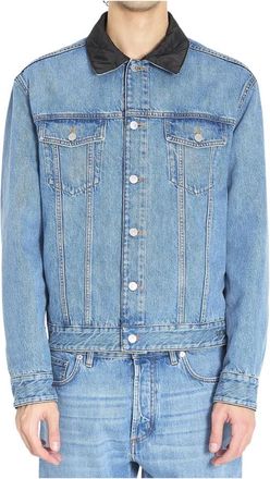 Dior Veste en jean Cannage r&eacute;versible - Homme - Vestes - Bleu - Taille: M