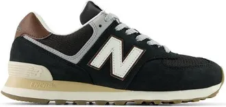 New Balance Unisex 574 in Braun/Grau, Wildleder/Mesh, Gr&ouml;&szlig;e 37.5