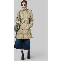 Burberry Short Gabardine Tillydrine Trench Coat