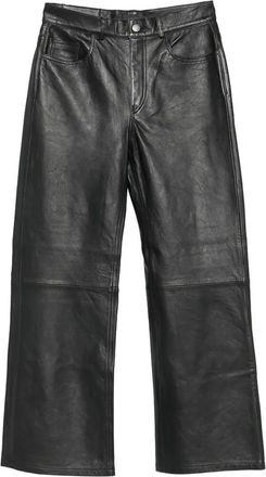 Haikure Lederhose - Schwarz