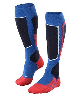 Falke Hommes SK2 Intermediate Wool Mi-bas anatomique Skiing Laine Vierge, Fibre artificielle
