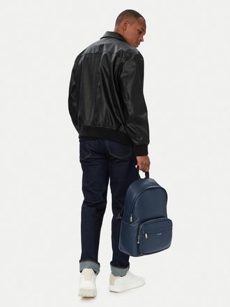 Calvin Klein Reiserucksack Calvin Klein Raised Round Backpack LV04D3155G Dunkelblau
