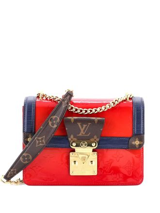 Louis Vuitton sac &agrave; bandouli&egrave;re Wynwood Handbag Monogram Vernis en toile monogramm&eacute; et cuir &Eacute;pi - Bleu