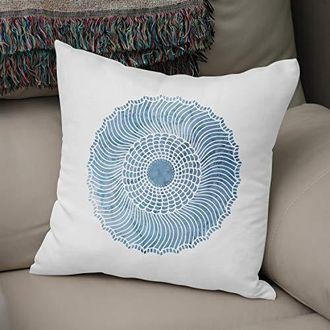 Bonamaison Le Jardin du Lin Kissen Zierkissenbezug Kissenbezug, Weich Bequem, Für Zuhause Autos Büro Sofa Wohnzimmer Couch Schlafzimmer Dekor, 43x43 Cm - Entworf