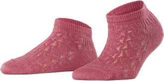 Falke Damen Sneakersocken Shiny W Sn Lyocell kurz einfarbig 1 Paar, Rosa Candy 8052 Trina Blaze, 35-38