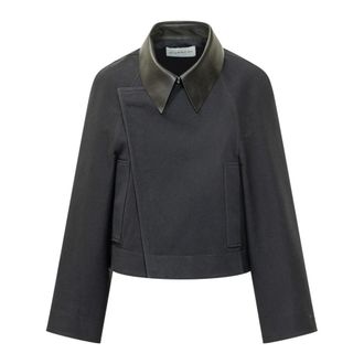 Givenchy A-Linie Cocoon Jacke - - Jackets - Damen - Blau - XS