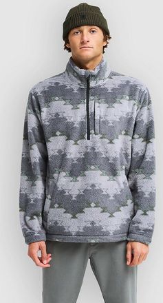 Billabong Boundary Mock Neck Half-Zip Fleece Pullover pewter