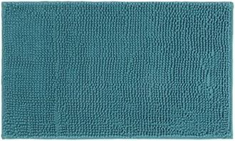 Douceur d'Intérieur Badematte 45 x 75 cm Mikrofaser Uni Sweety blau/Smaragd