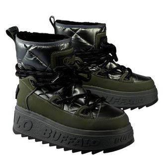 Buffalo Eliza Snow Bottines dhiver pour femme, Noir, 41 EU