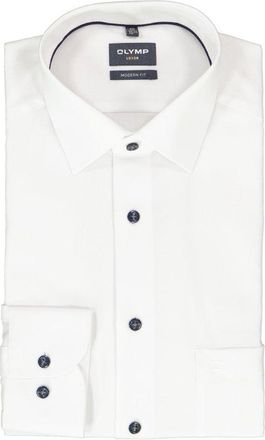 Olymp Herren Hemden wei&szlig; Baumwolle