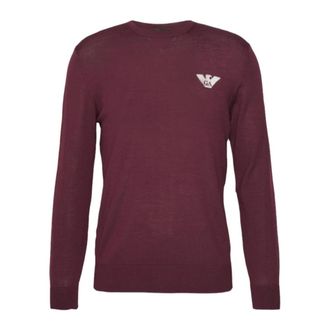 Emporio Armani Roter Gestrickter Pullover 6L1Mxg1Mjvz0397 - - Knitwear - Herren - Rot - XL