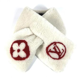 Louis Vuitton &Eacute;charpe en cachemire Pre-owned - Femme - Pre-owned - Blanc - Taille: ONE Size