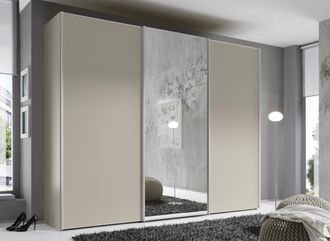 Staud Schwebet&uuml;renschrank 3-t&uuml;rig Sinfonie Plus H222 x B280 Sand Innenausstattung-Sets Premium