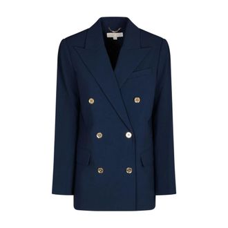 Michael Kors Crepe Blazer - - Jackets - Damen - Blau - XS