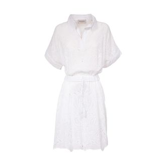 Ermanno Scervino Femme, Robes, Blanc, Taille: 34 FR Shirt Robes