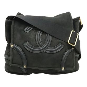 Chanel Pre-owned Sac Bandouli&egrave;re en Shearling - Femme - Pre-owned - Noir - Taille: ONE Size
