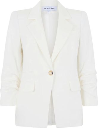 Veronica Beard Femme, Vestes, Blanc, Taille: 40 FR Battista Dickey Blazer