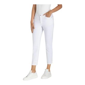 M.A.C Mac, Femme, Jeans, Blanc, Taille: 46 FR Dream Chic Crop Jean