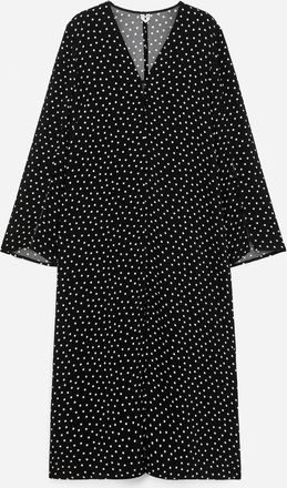 Arket Bedrucktes Maxikleid -Schwarz