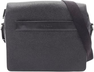 Prada Pre-owned Toro Sac Bandouli&egrave;re en Cuir - Homme - Pre-owned - Noir - Taille: ONE Size