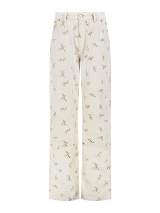 Msgm M. S.G. M. Casual Hose - Wei&szlig;