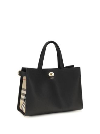 Burberry Cotswolds Check Tote Bag - Black