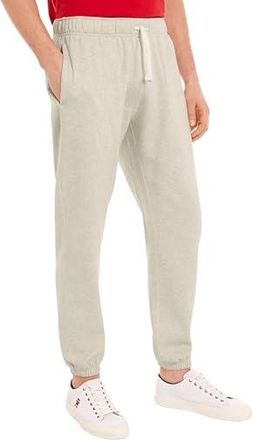 Tommy Hilfiger Jogging Homme Essential Fleece avec Cordon de Serrage, Beige (Heathered Oatmilk), XS