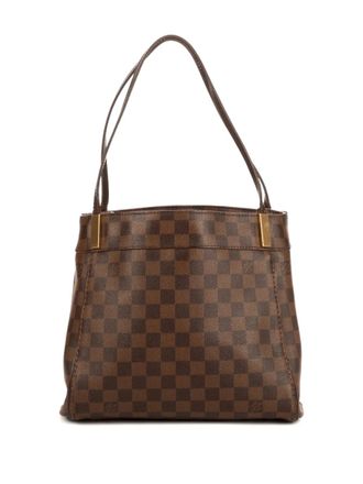 Louis Vuitton sac cabas Marylebone &agrave; carreaux - Marron