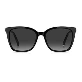 Tommy Hilfiger Femme, Accessoires, Noir, Taille: ONE Size Lunettes de soleil rectangulaires TH 2226/S
