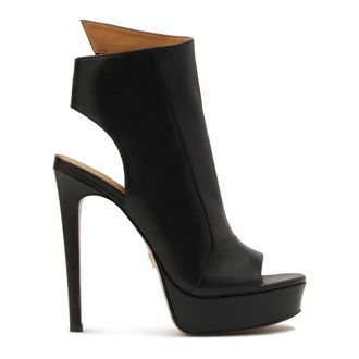 Kazar Peep toe Stiefel mit Plateau - - Shoes - Damen - Schwarzk - 37 EU